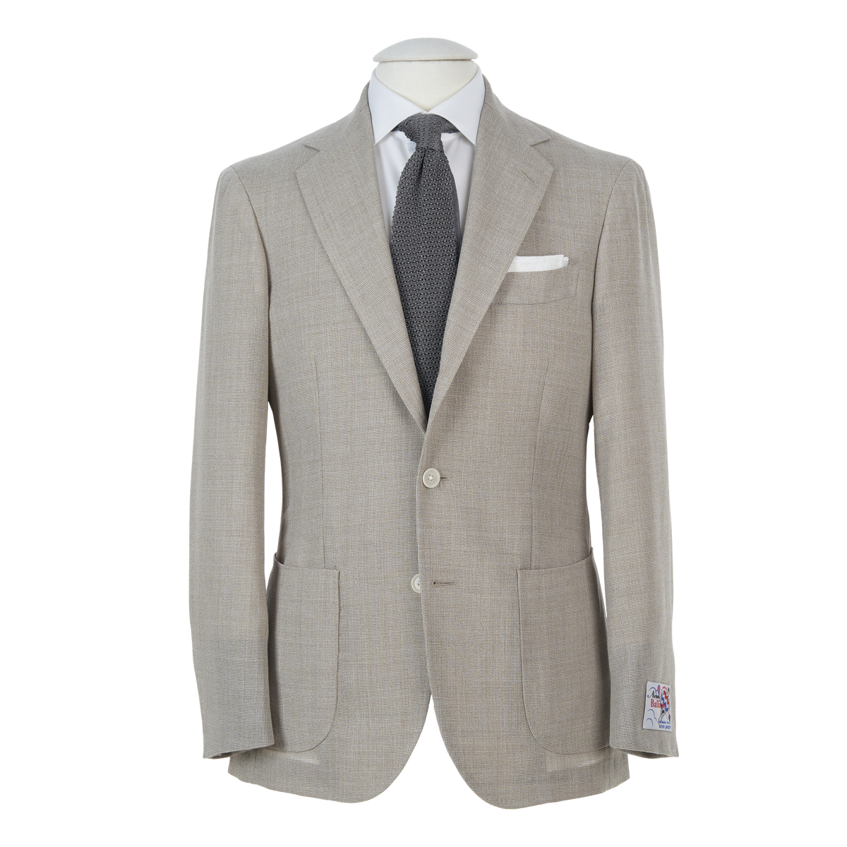 Ring Jacket Sport Jacket 300F in Cream Wool Hopsack – WJ & Co.