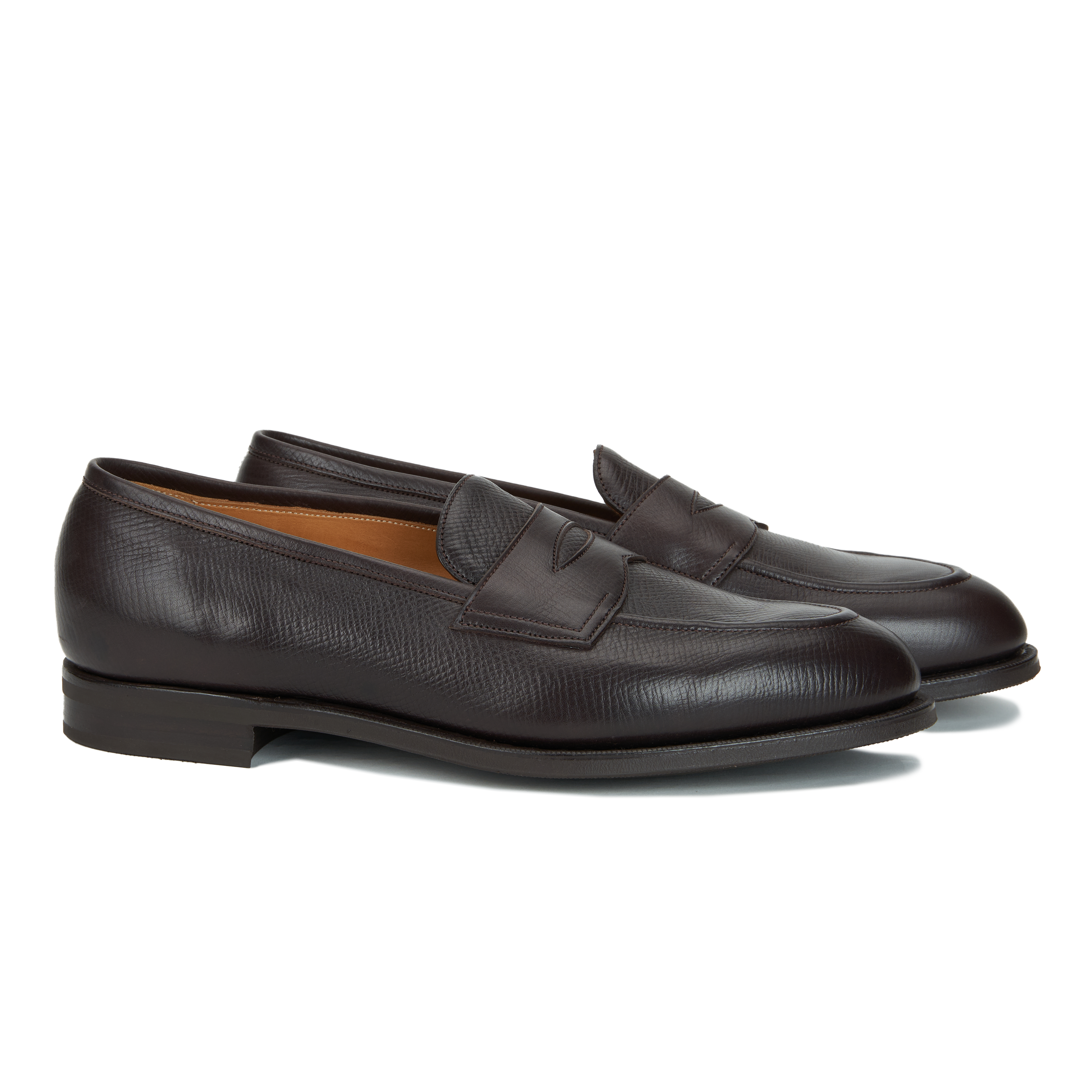 Edward Green Piccadilly in Dark Brown Utah with Rubber Sole – WJ & Co.
