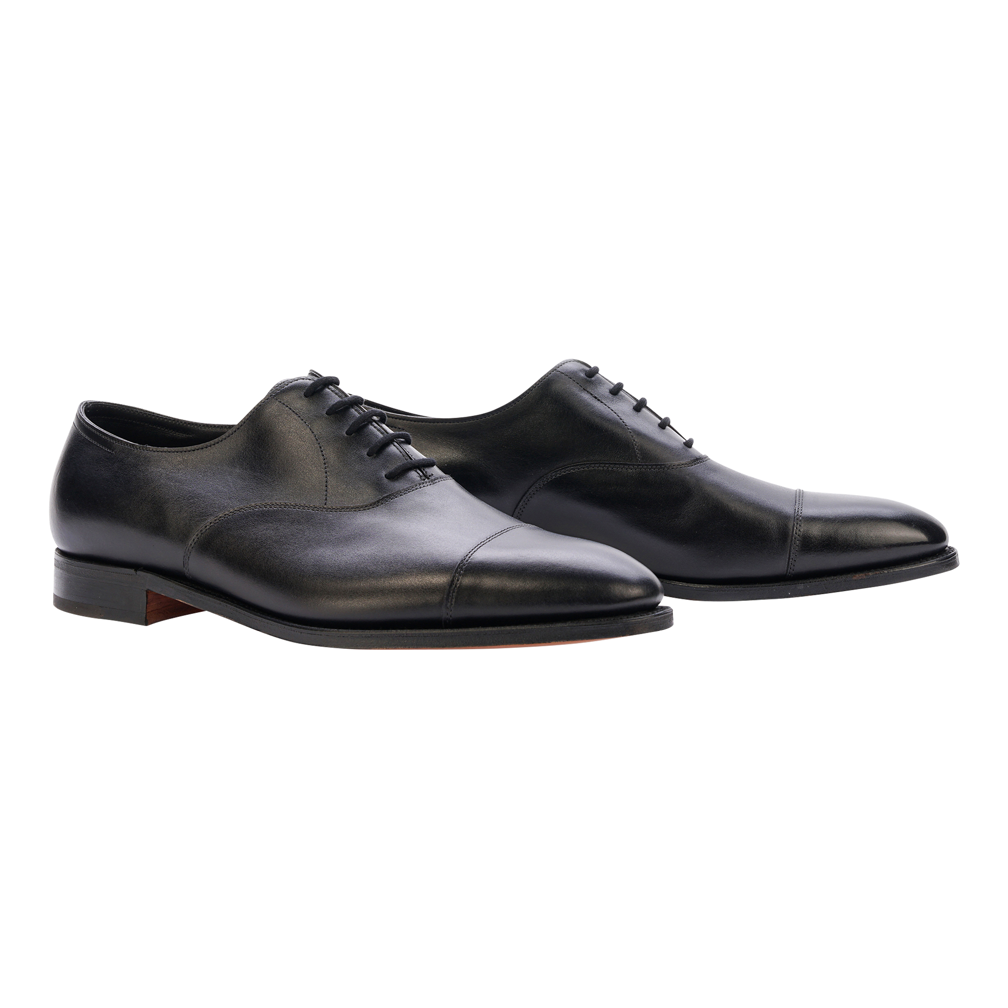 John Lobb City II in Black Calf with Single Leather Sole – WJ & Co.